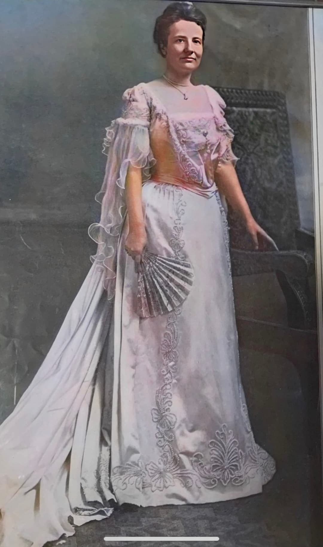 1903 First Lady Edith Roosevelt Official Portrait - Etsy Sweden