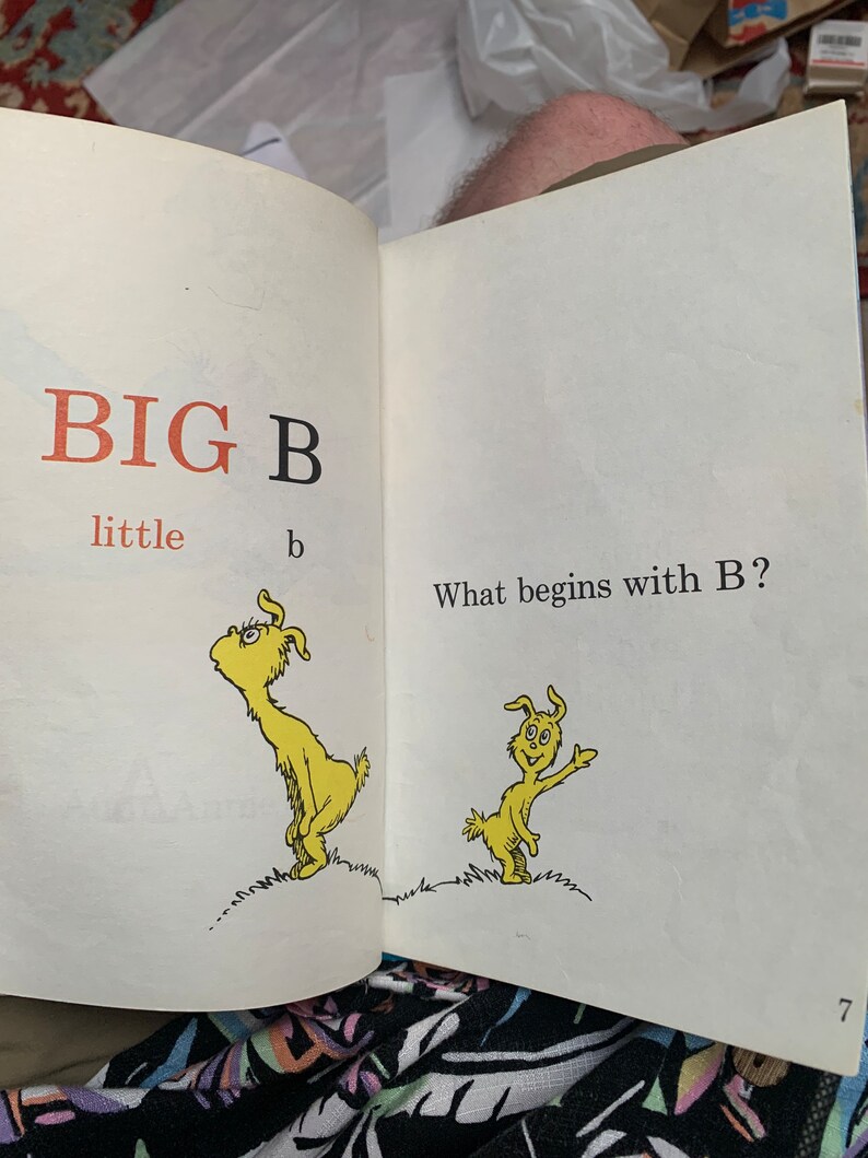 Vintage 1963 first Edition/second Printing Dr. Seusss ABC Beginner ...