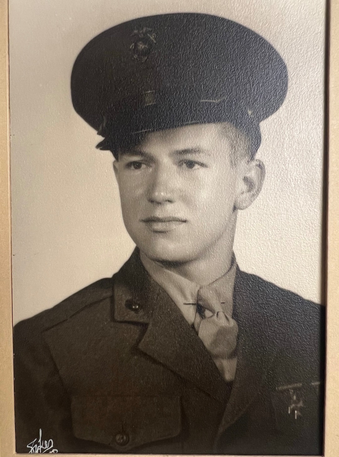 1940’s WWII USMC Marine Corps Portrait - Etsy