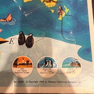 1965 World Map Puzzle - Etsy