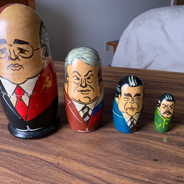 Russian Leader Nesting Dolls - Etsy