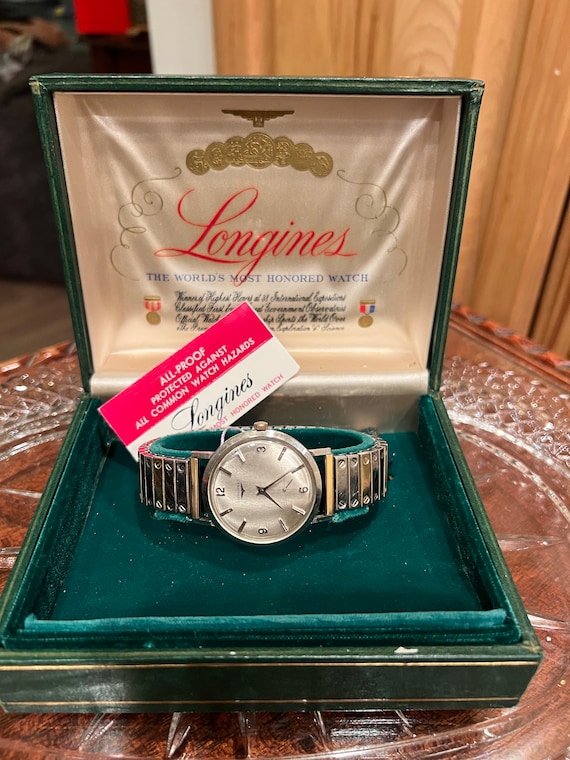 1961 Vintage Longines 1200 Box and Papers - Gem