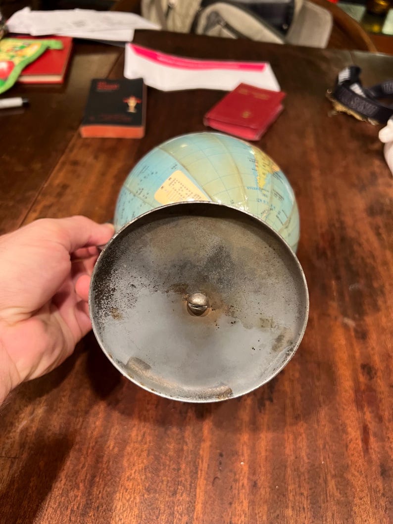 1983 Vintage Chinese Globe - Etsy