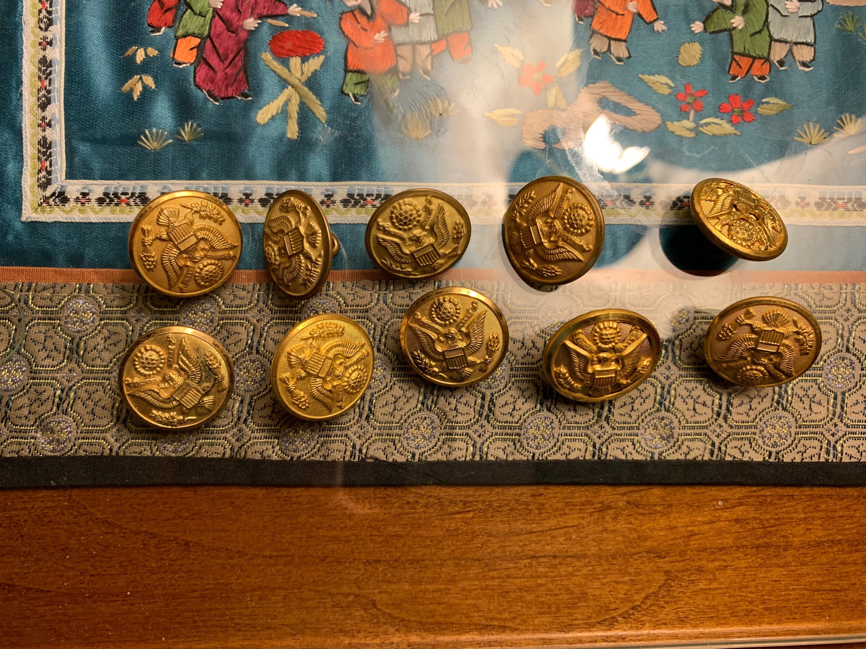 10 Ww2 US Army Buttons - Etsy