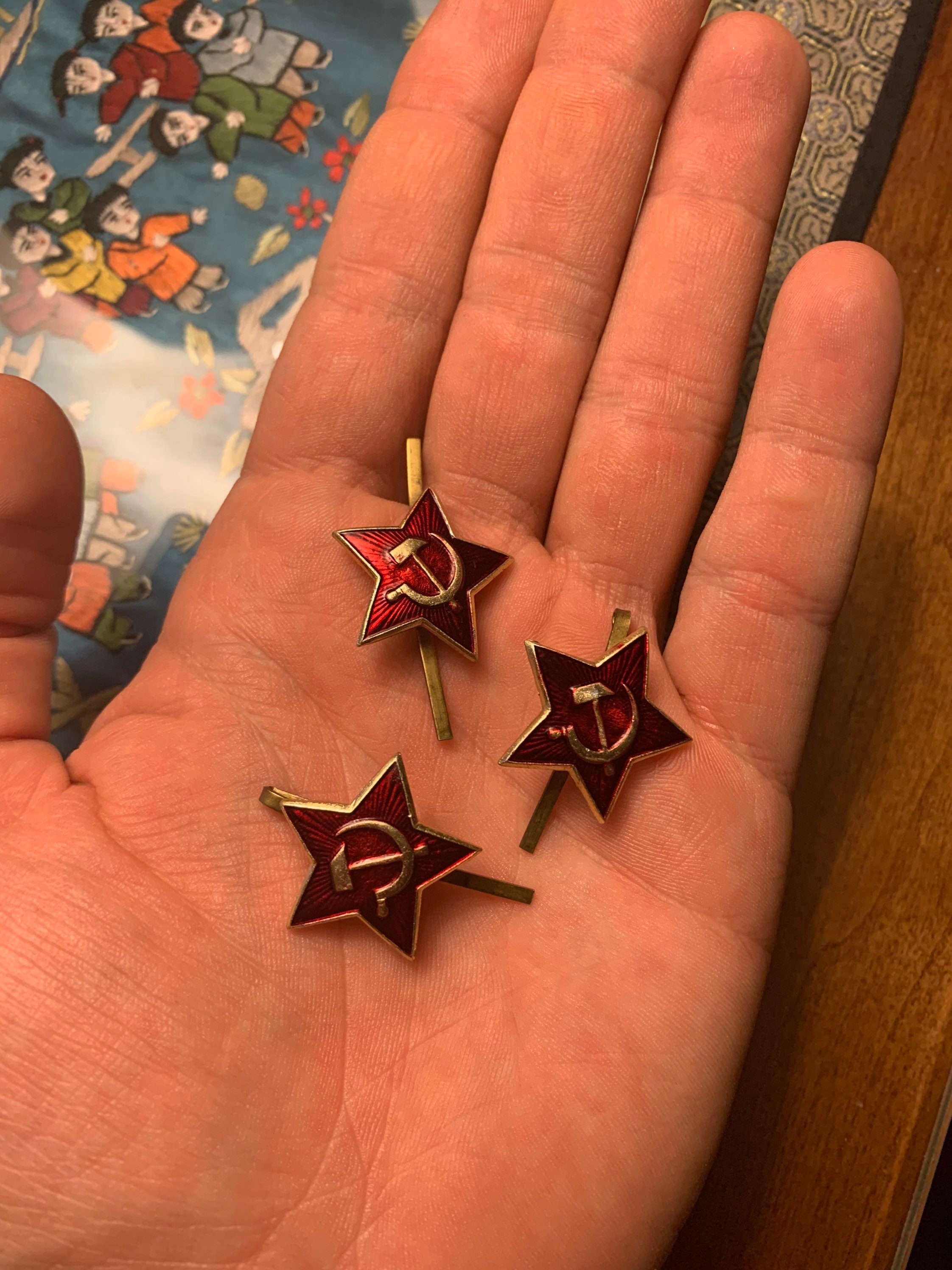 Soviet Red Star Pins 3 - Etsy
