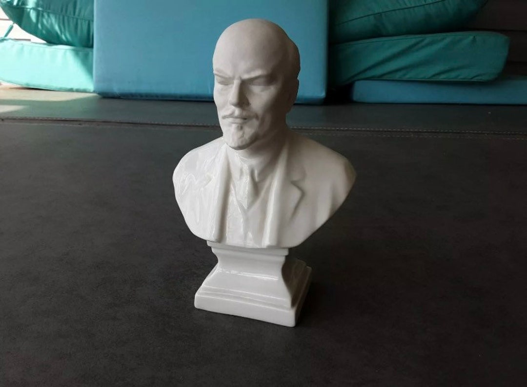 HEREND Porcelain Bust of Soviet Leader LENIN # 5954 - Etsy