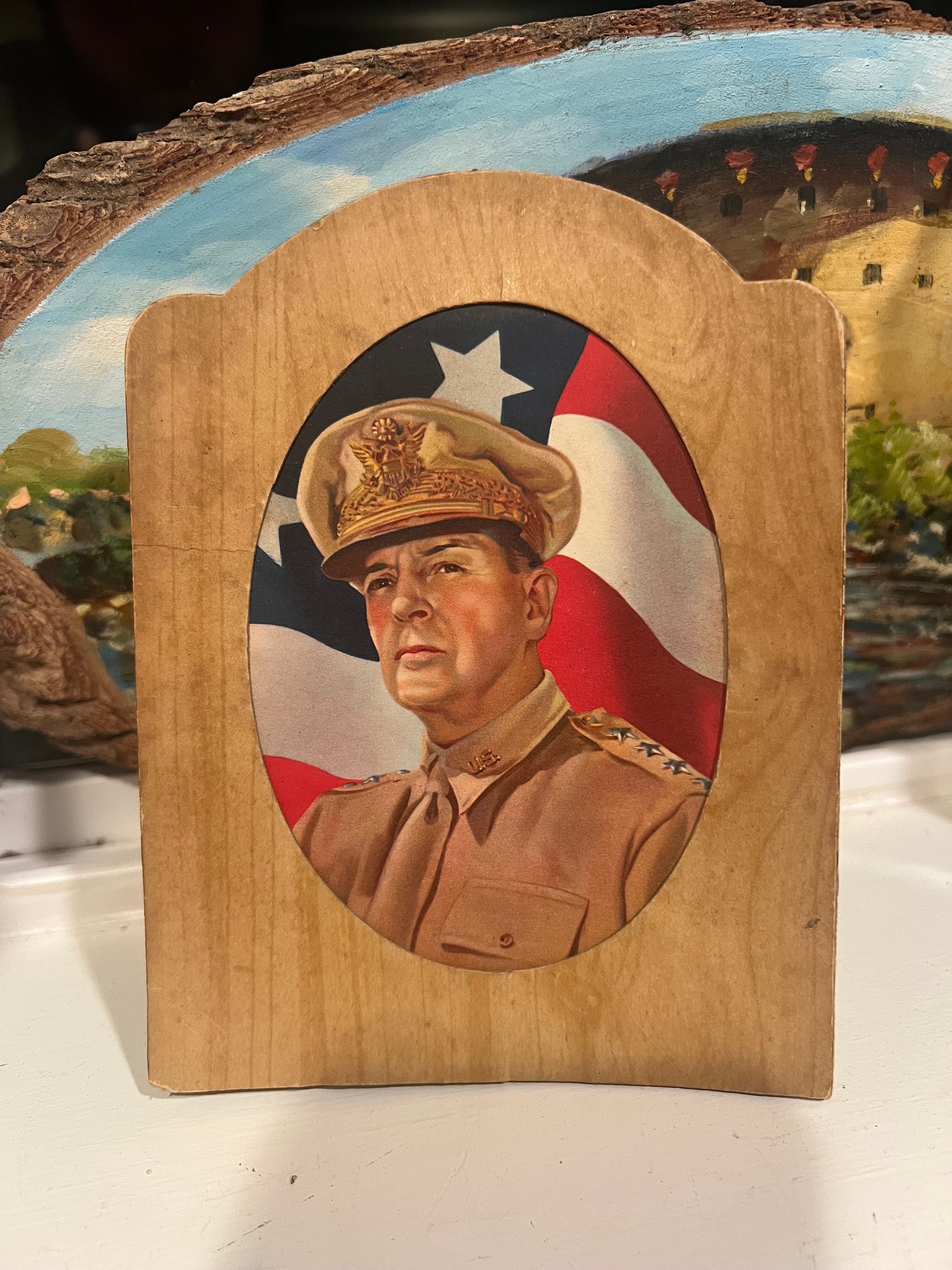 Vintage WW2 General Douglas Macarthur Portrait. Lithograph - Etsy