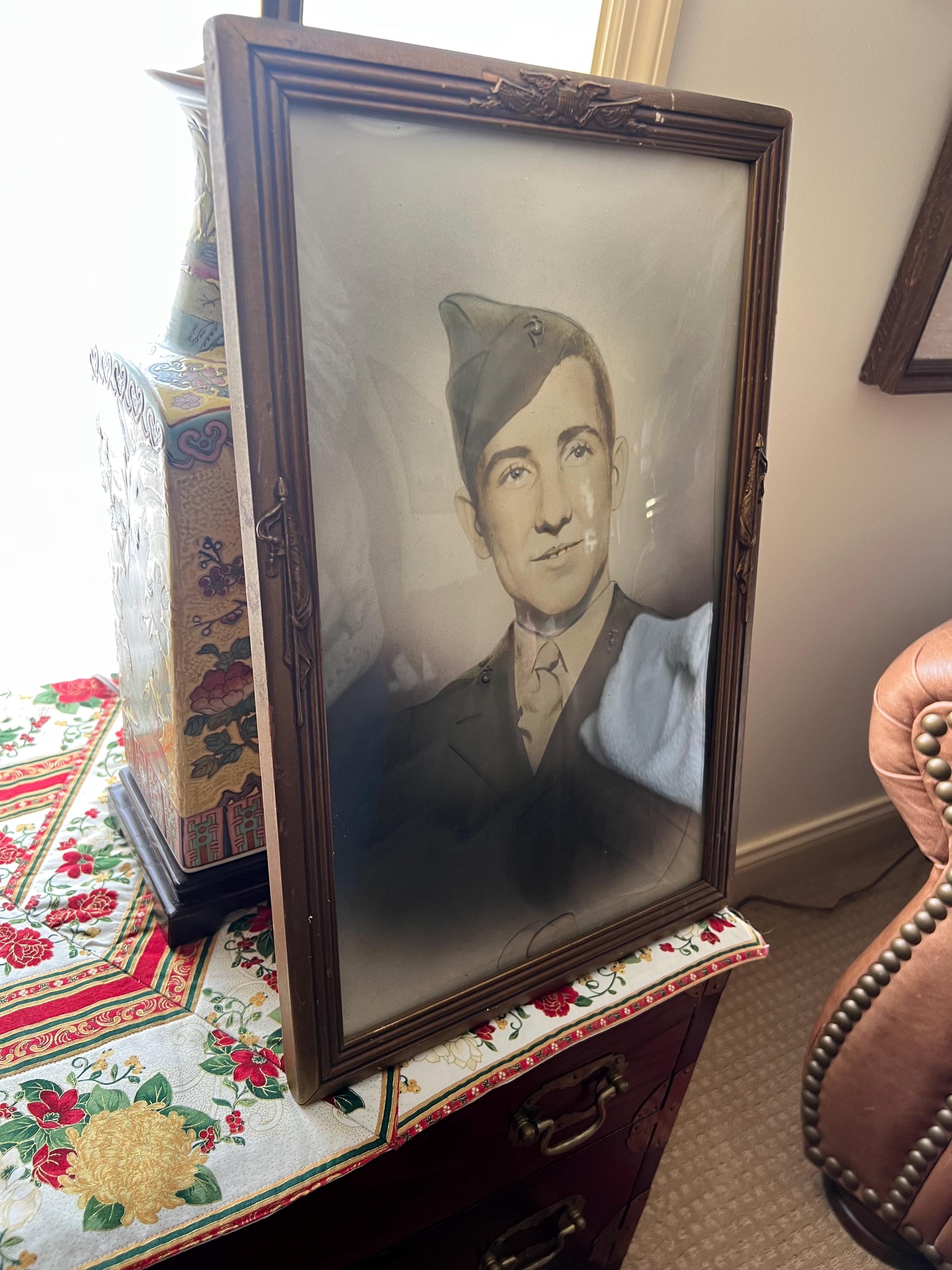 1940’s WWII USMC Marine Corps Portrait - Etsy