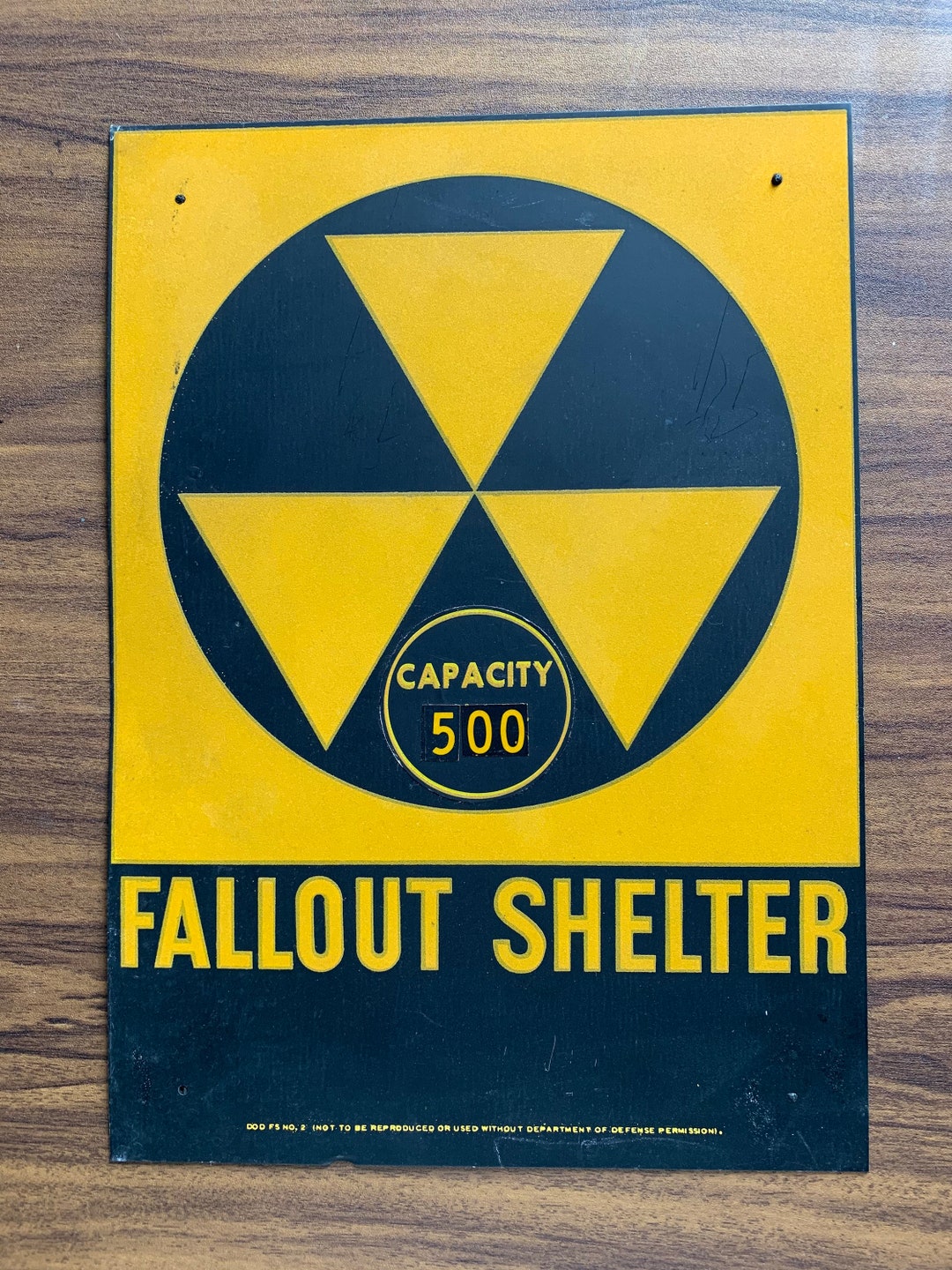 Fallout Shelter Sign - Etsy