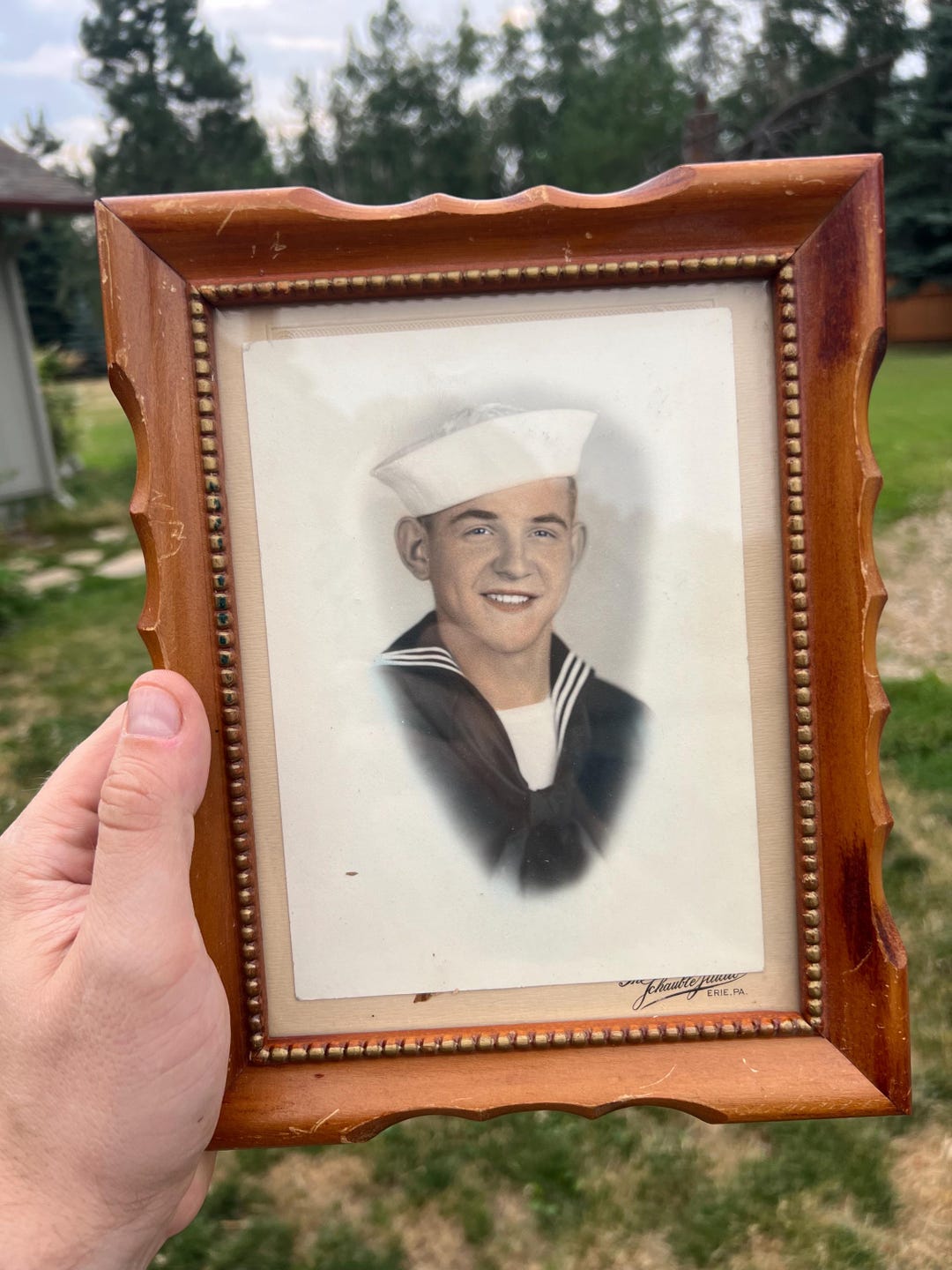 Ww2 Naval Seaman Coloraized Portrait - Etsy