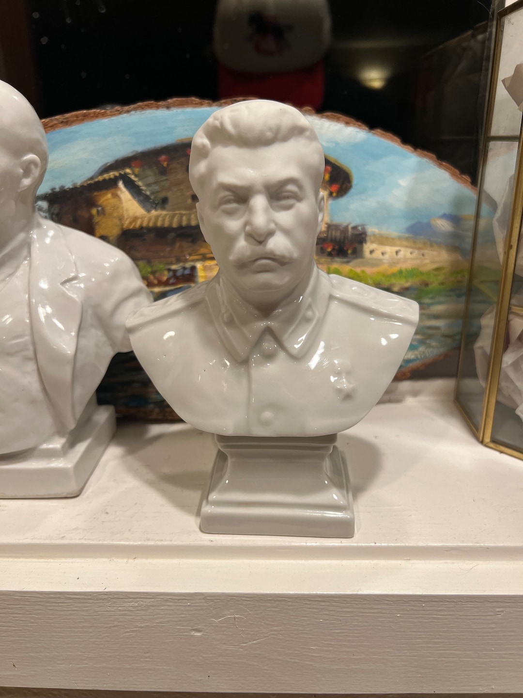 1940-50s Herend Vtg Joseph Stalin 7 Soviet Russian Propaganda White ...