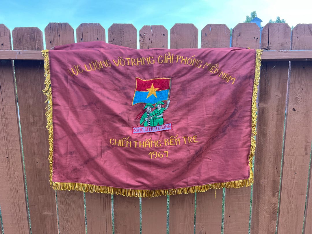 Vietnam War NVA Battle Flag - Etsy