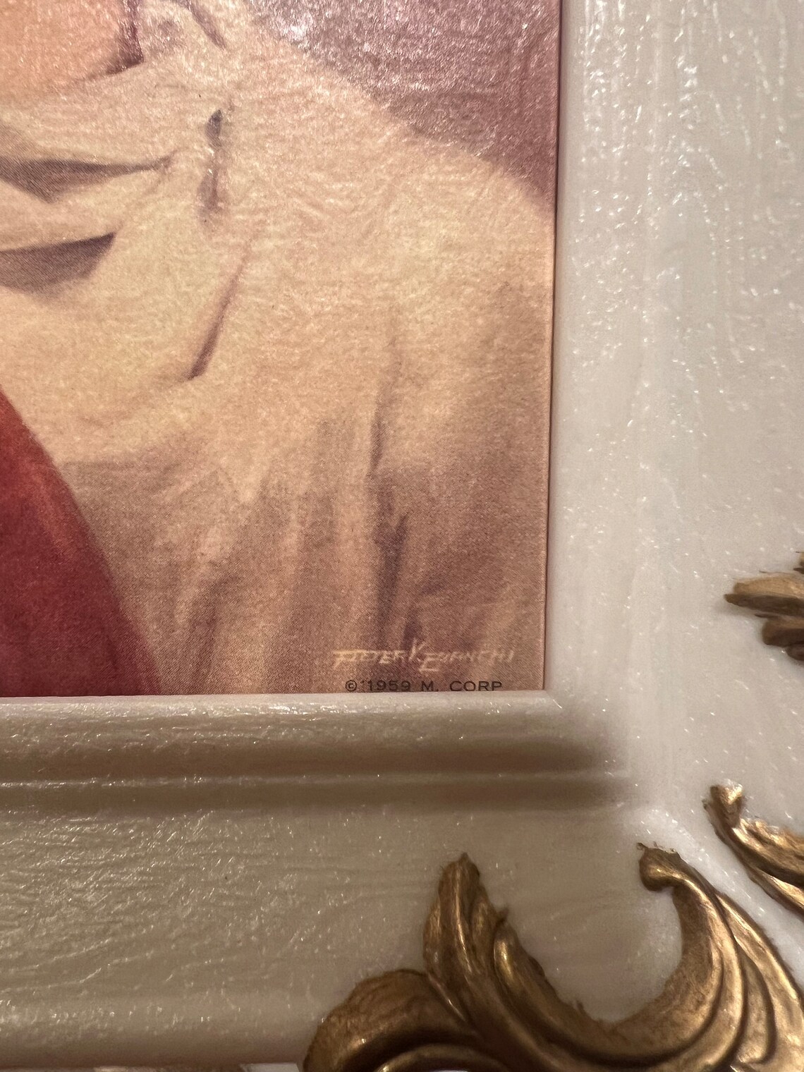 1959 Peter V Bianchi’s Jesus VTG Framed Jesus Print - Etsy