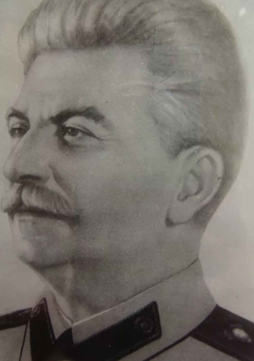 1930s Very Rate Soviet Lithograph Portrait of Stalin - Etsy