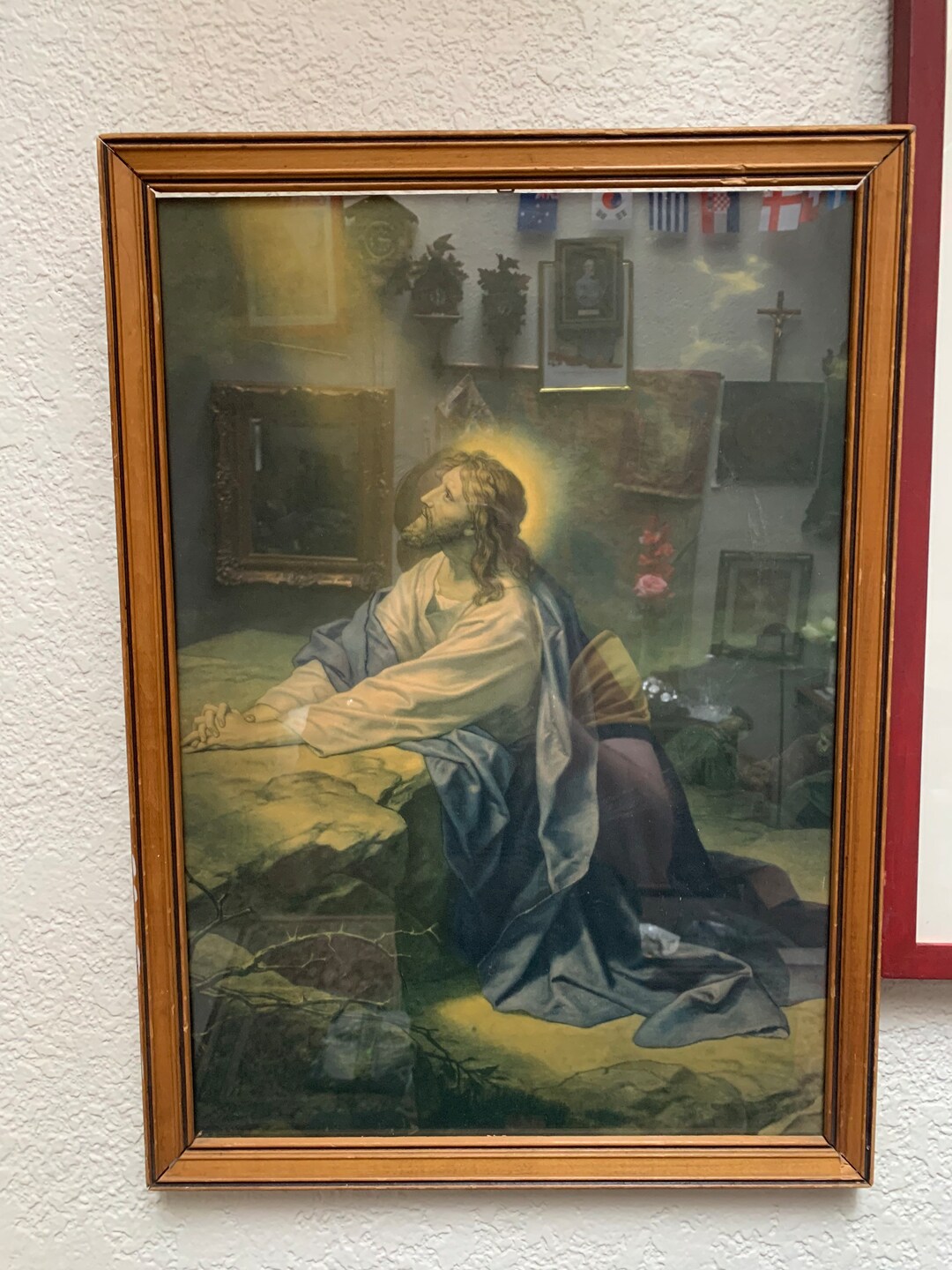 1930-40s Large Framed Jesus - Etsy