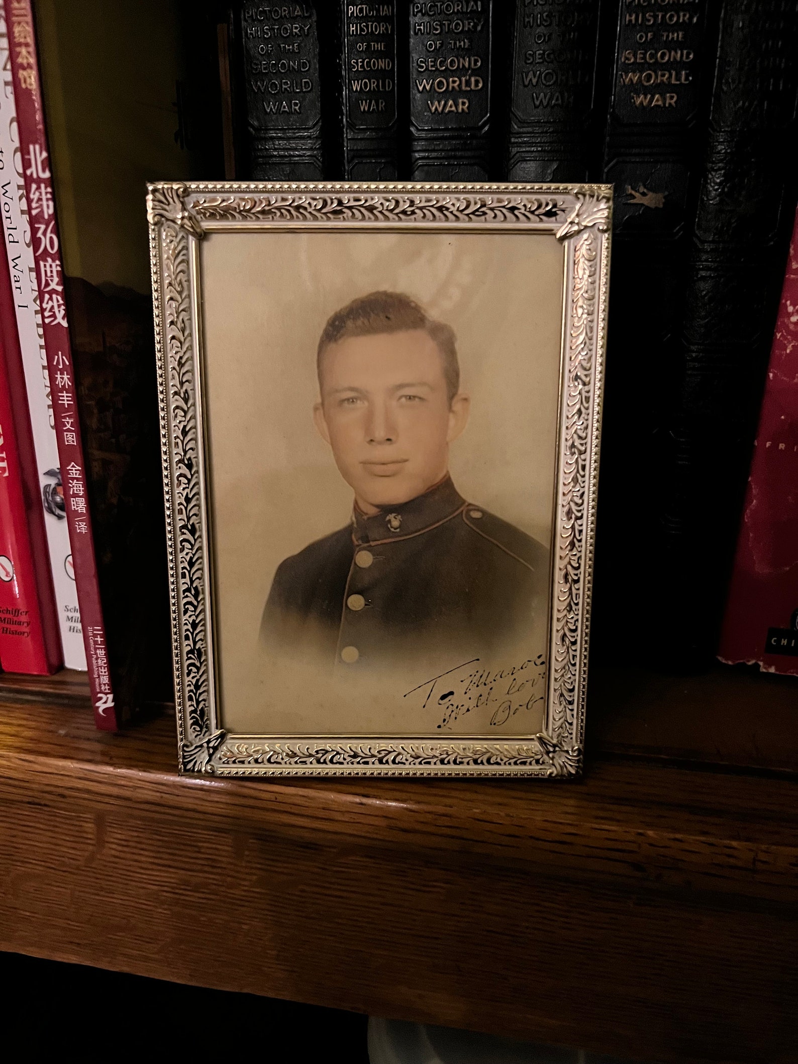 1940’s WWII USMC Marine Corps Colorized Photo. Come With Period Frame ...