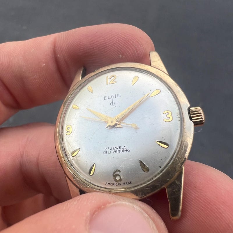 Vintage Elgin Watch Swiss - Etsy