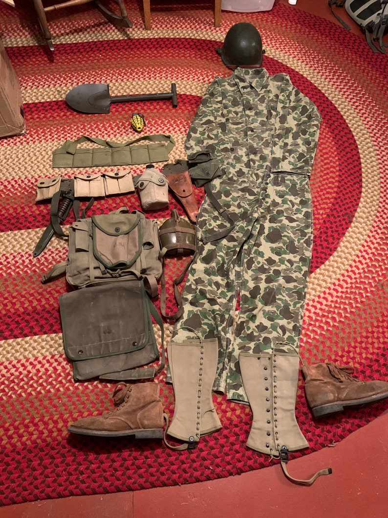 USMC Marine Raider Iwo Jima WW2 Display (100% Genuine) - Etsy