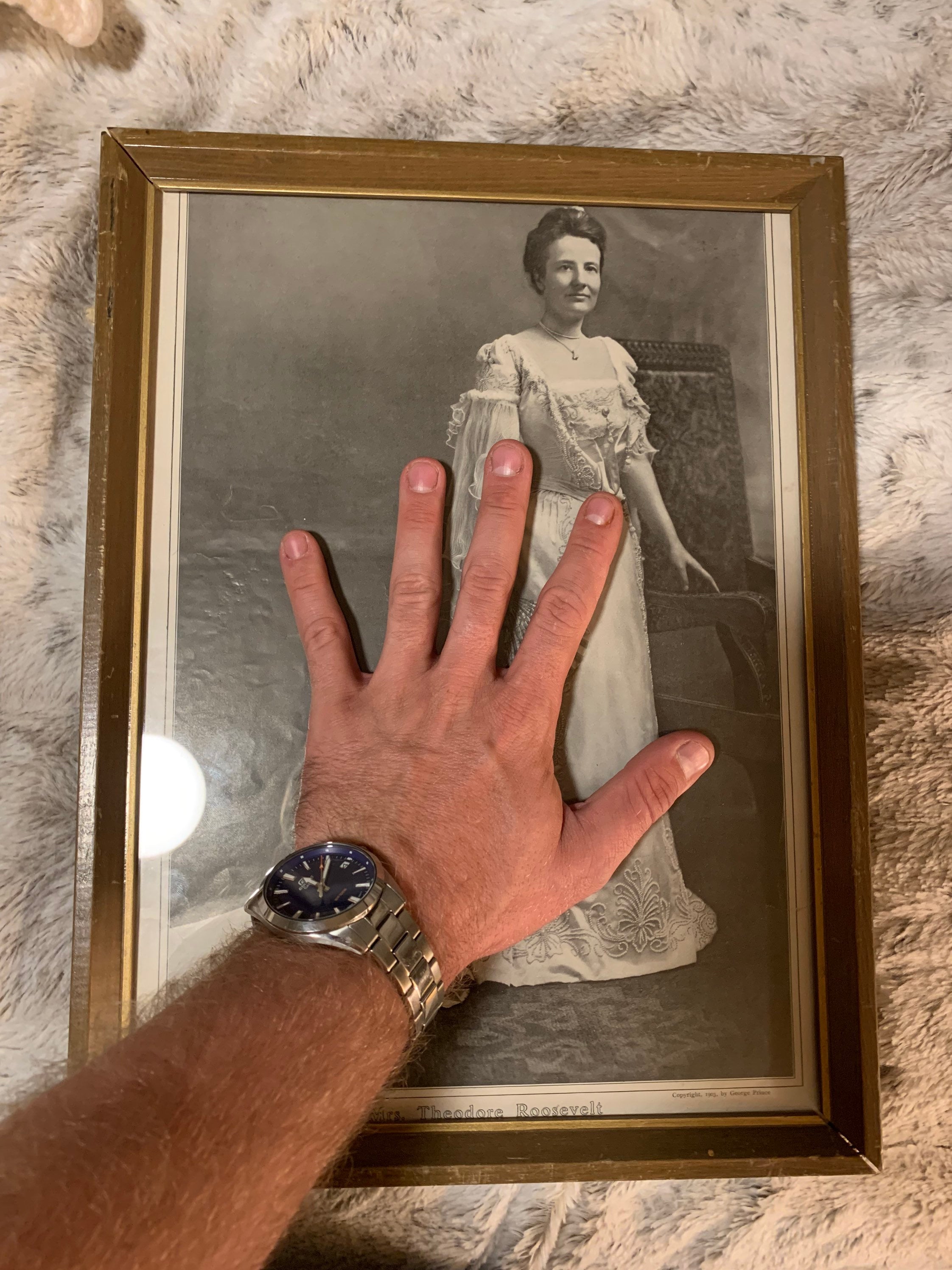 1903 First Lady Edith Roosevelt Official Portrait - Etsy