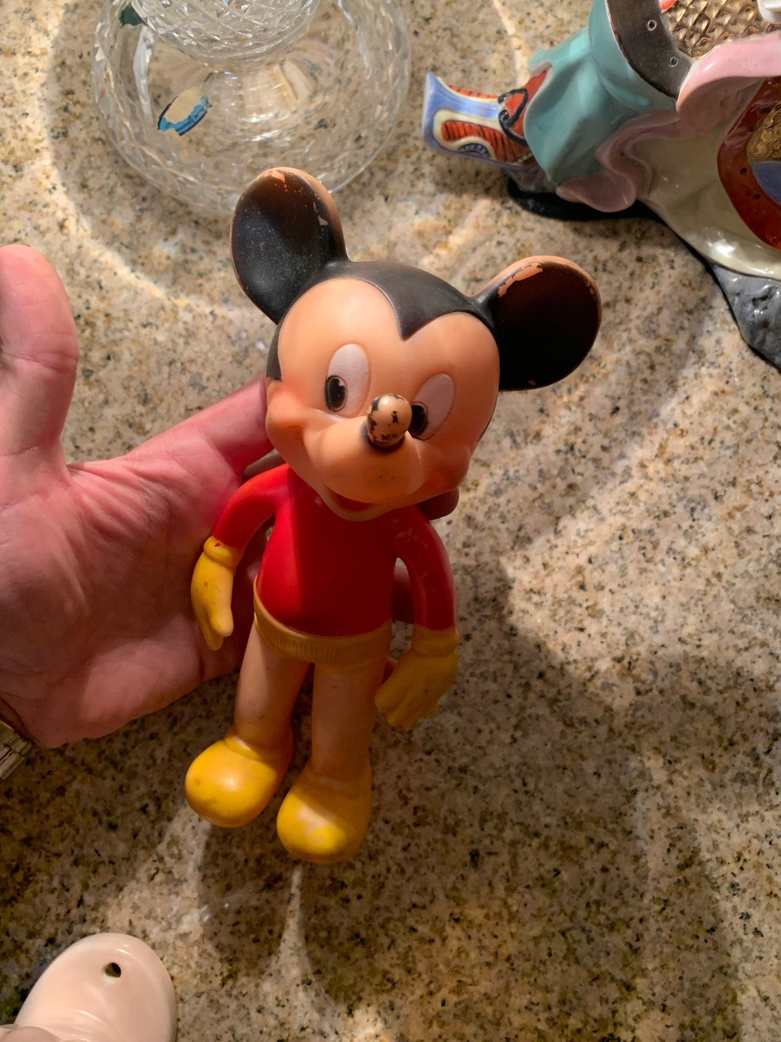 Vintage Squeak DISNEY Sun Rubber Mickey Mouse. Made in USA for - Etsy