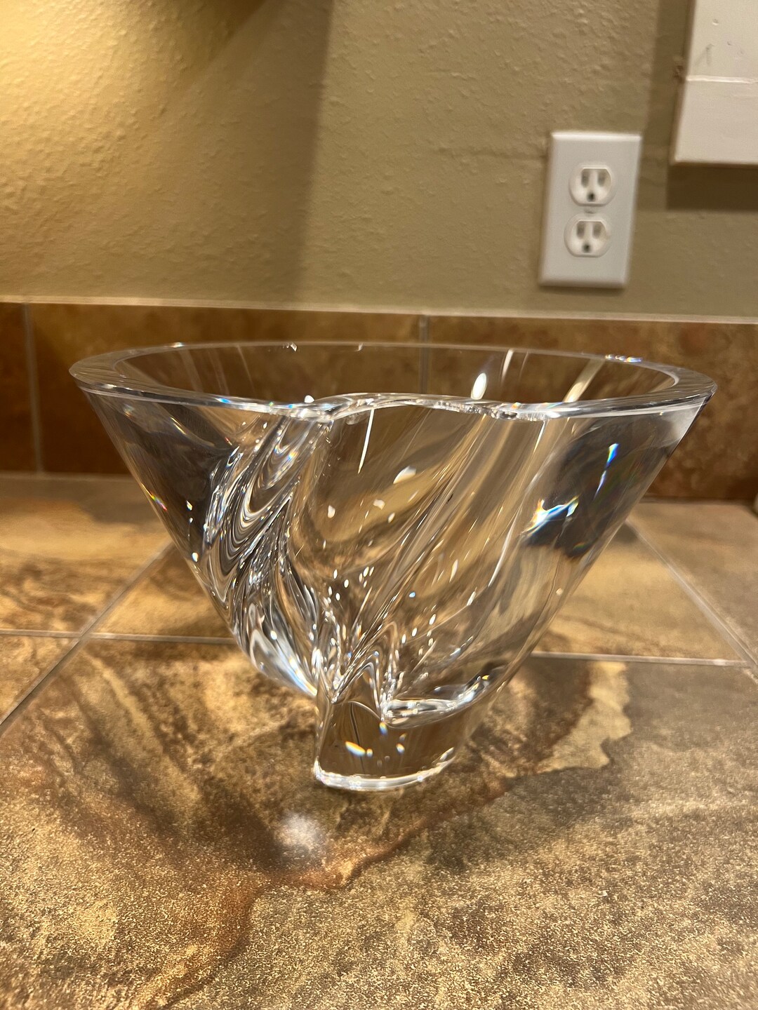 Kosta Boda Signed Kosta Crystal Bowl - Vintage & Collectibles | Color ...