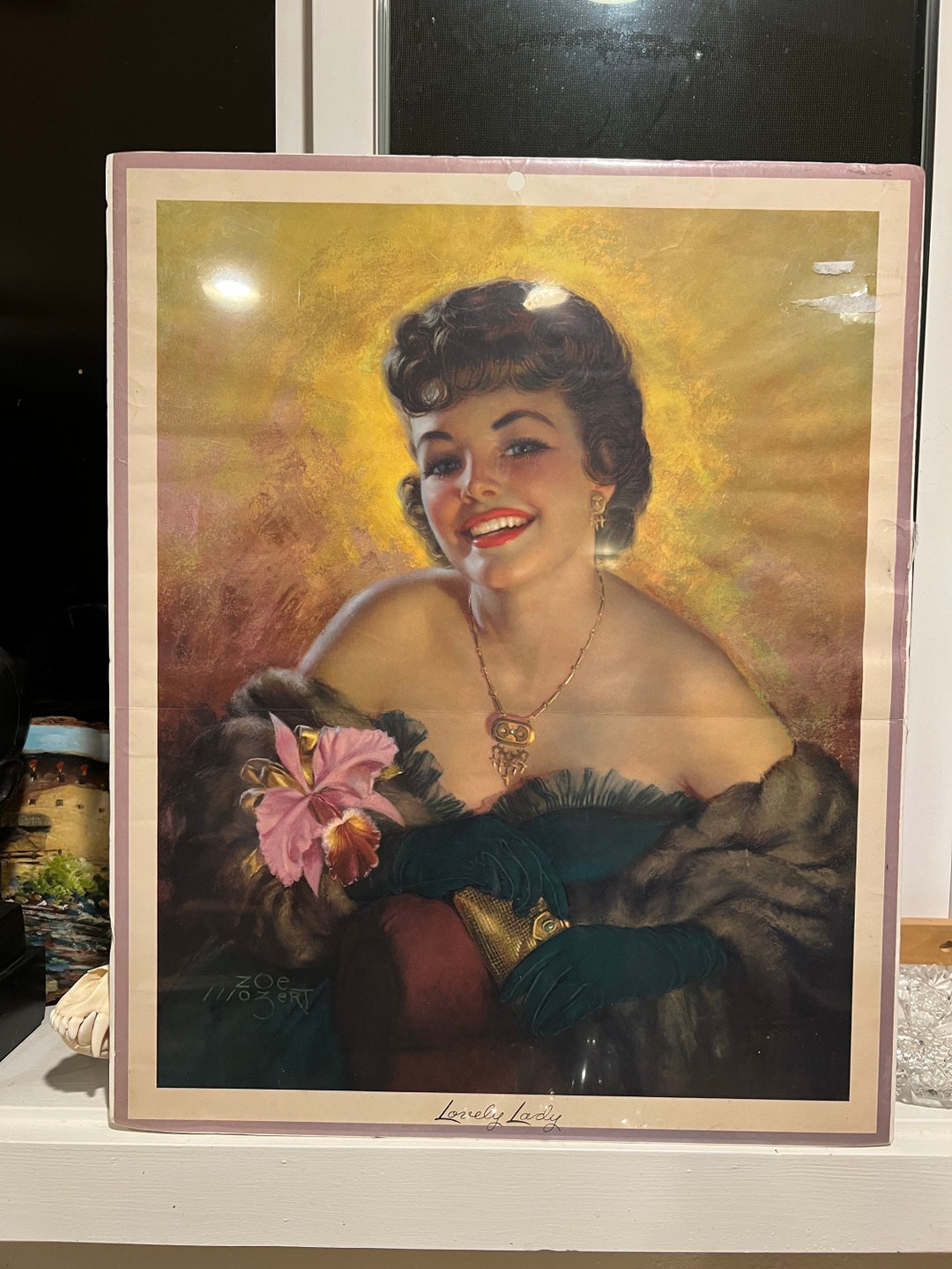Old Pin-up Showgirl Poster - Etsy