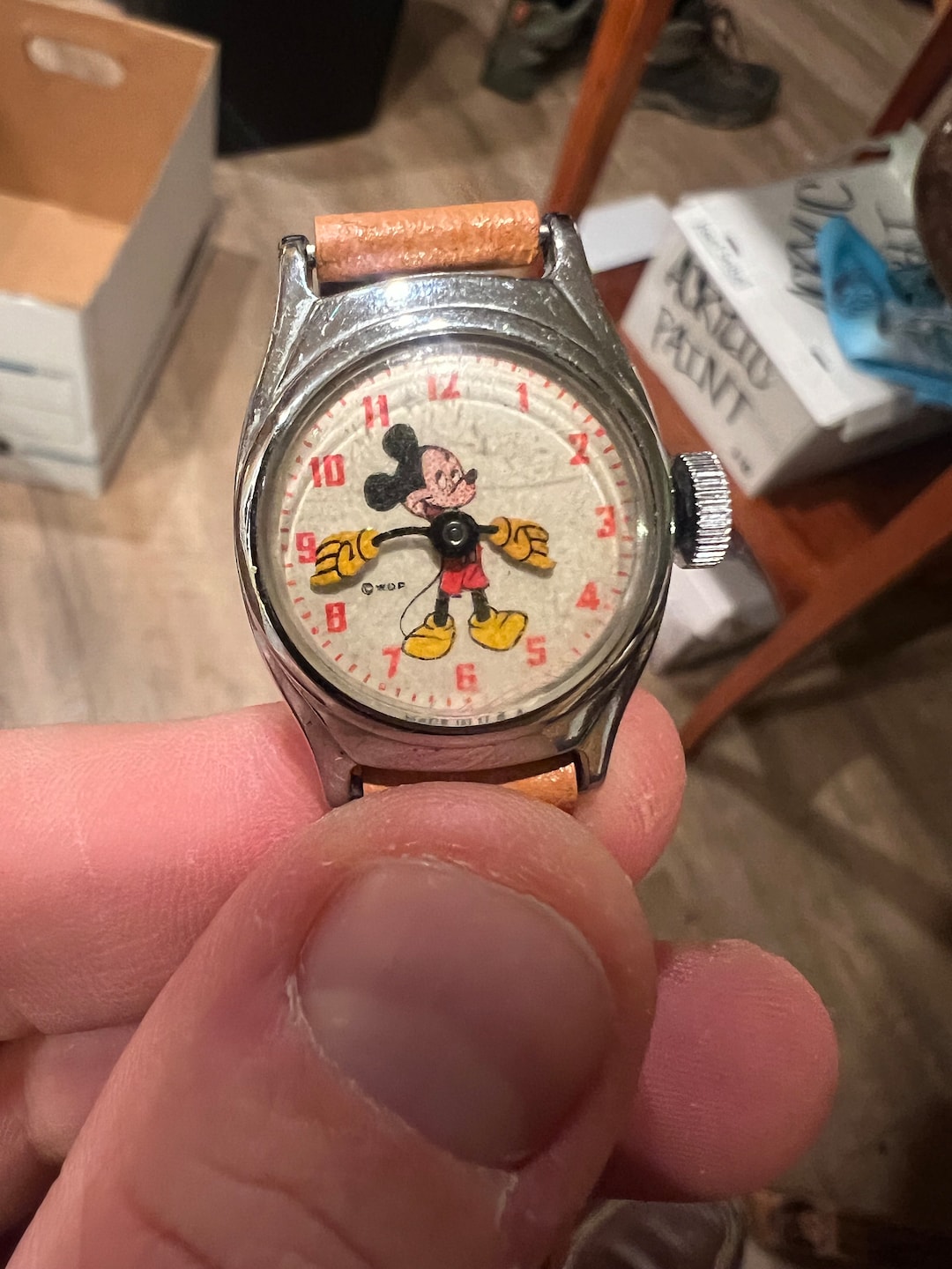 Vintage 1940’s Mickey Mouse Watch Manual Windup WDP US TIME - Etsy