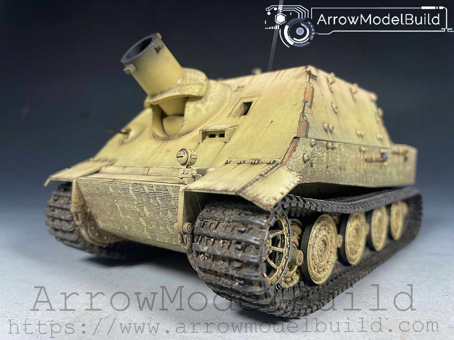 Arrowmodelbuild Assault Tiger With Zimmerit Built & Painted 1/35 Model ...