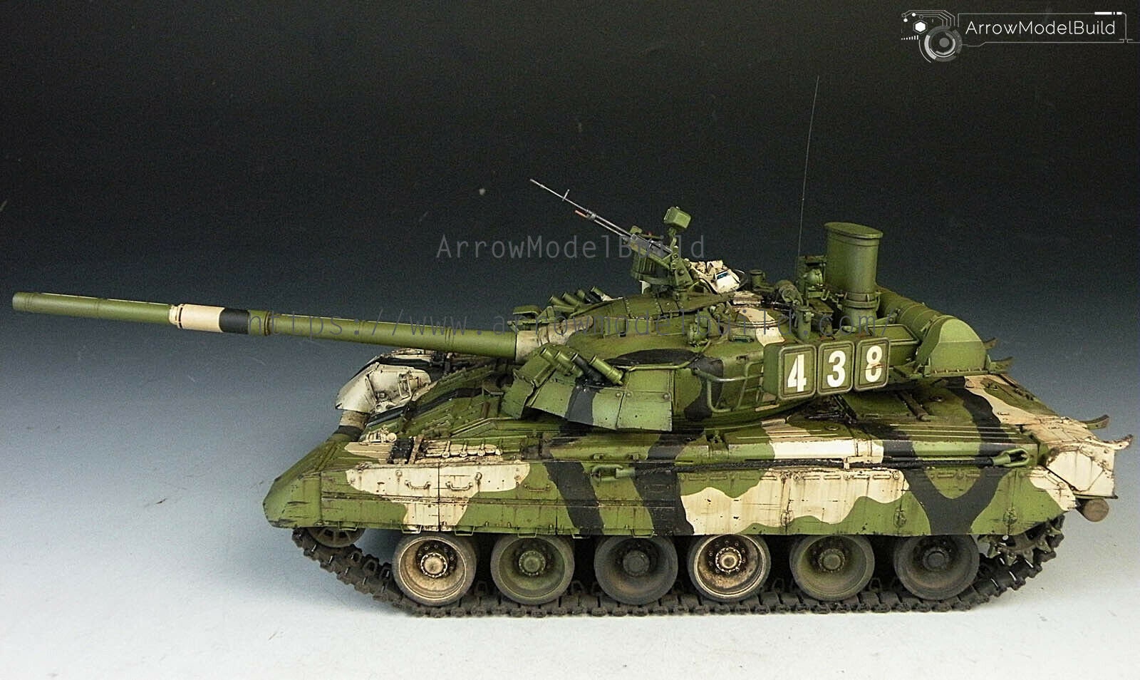 Arrowmodelbuild T-80U Main Battle Tank Built & Painted 1/35 - Etsy