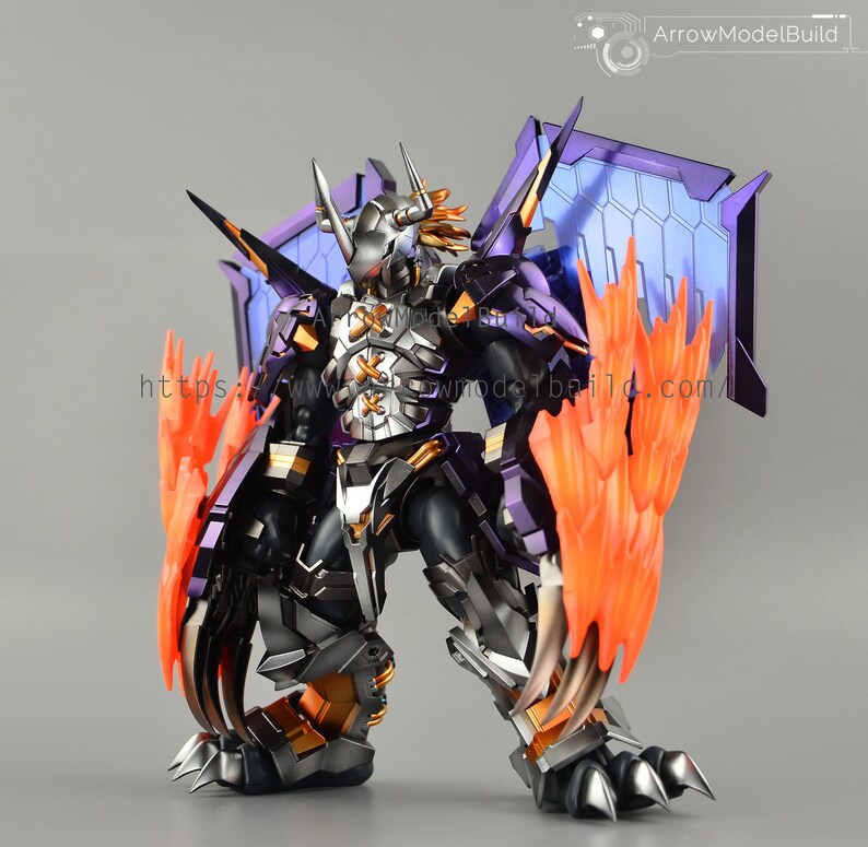 Arrowmodelbuild Black Wargreymon amplified and Metal Garurumon ...