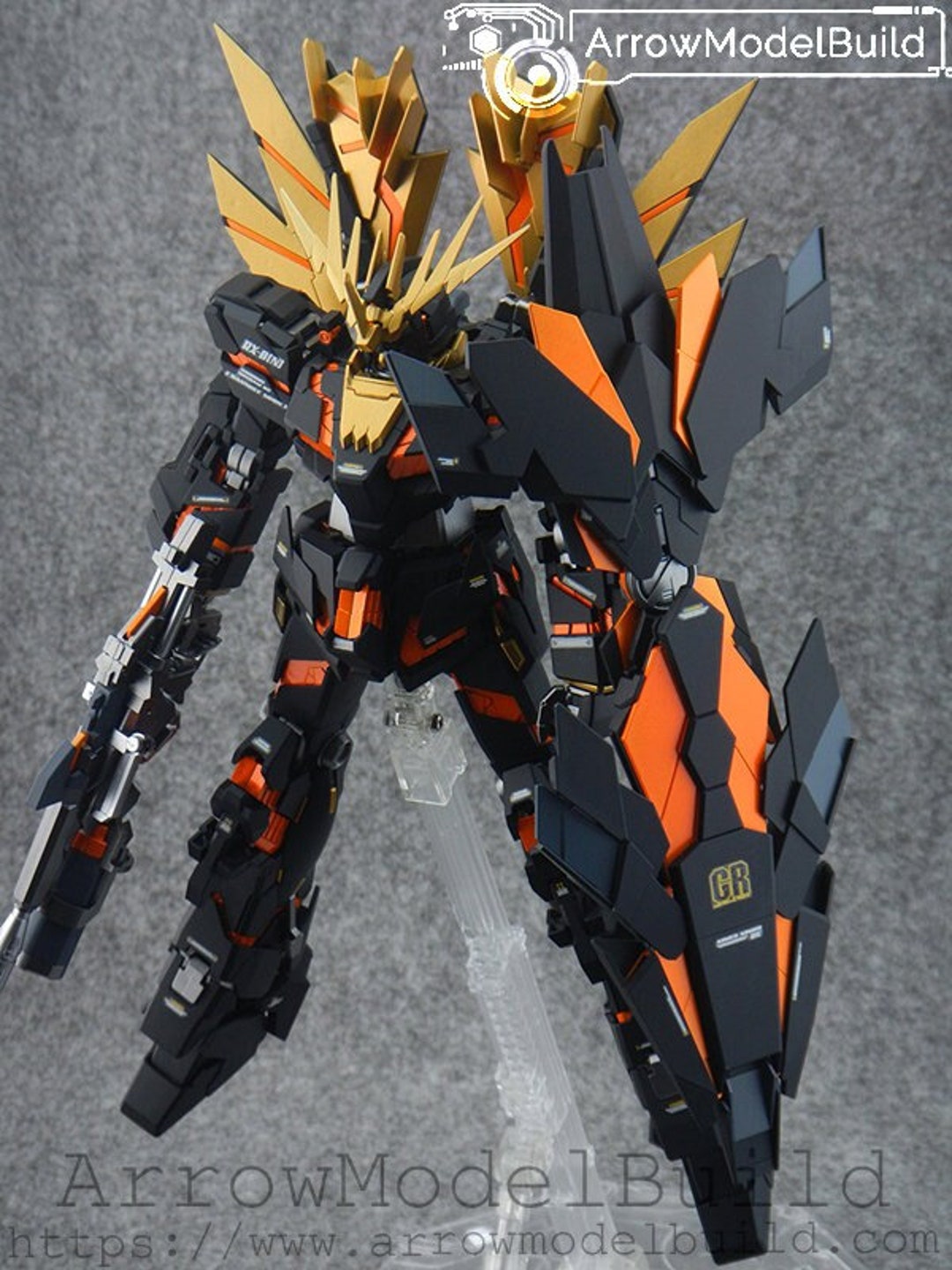 Arrowmodelbuild Gundam Banshee UV Painting Built & Painted MG 1/100 ...