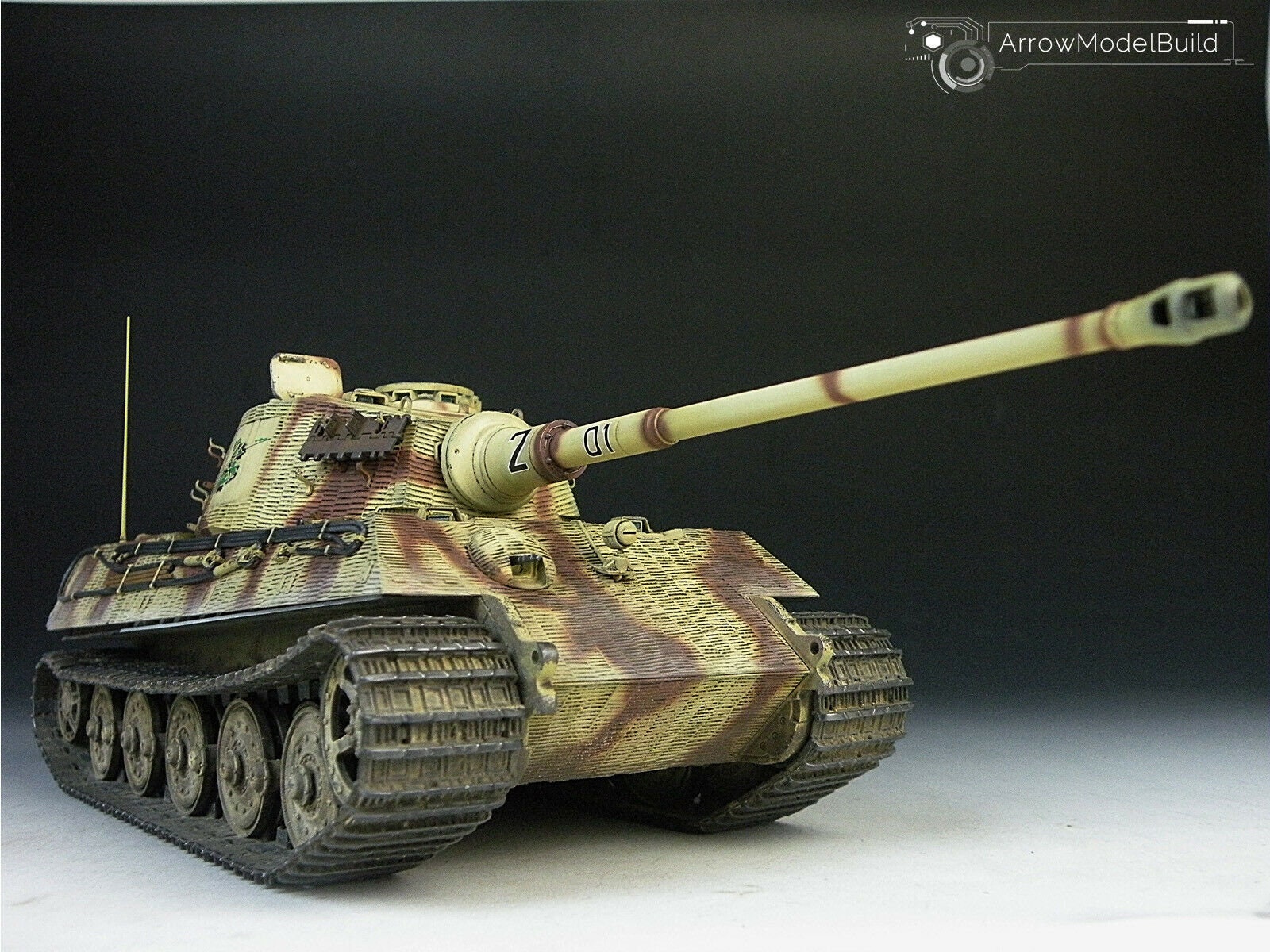 Arrowmodelbuild King Tiger Heavy Tank full Interior Built & Painted 1/ ...