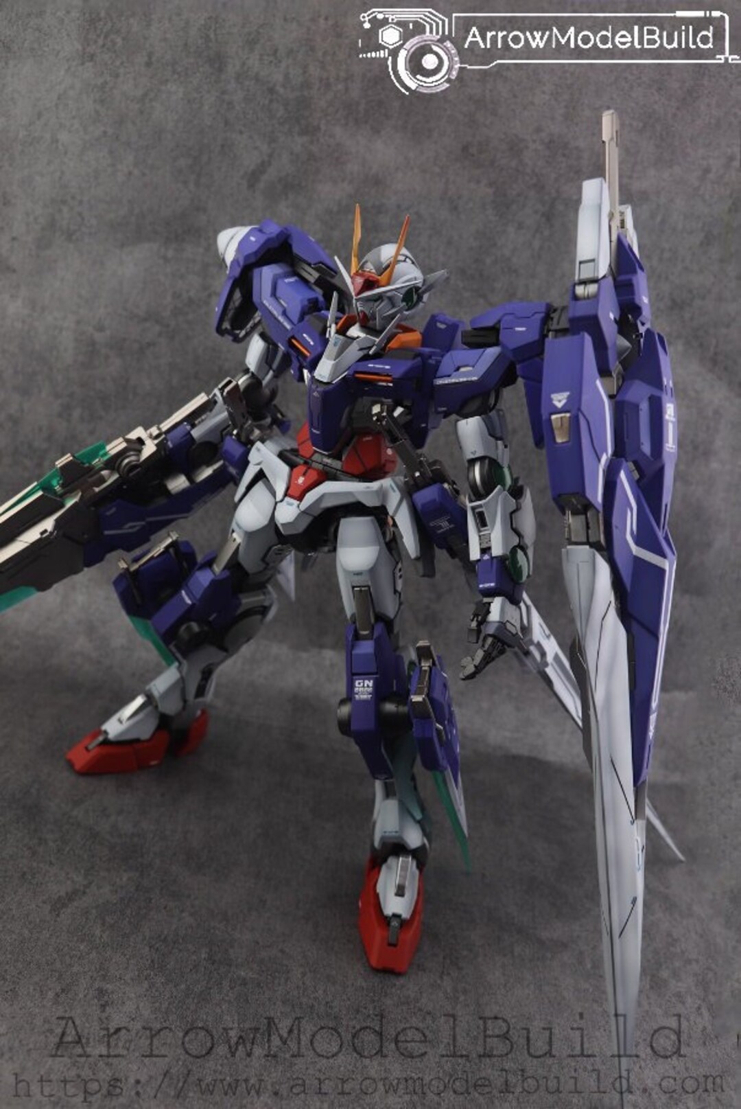 Arrowmodelbuild Gundam 00 Raiser shaping Built & Painted PG 1/60 Model ...