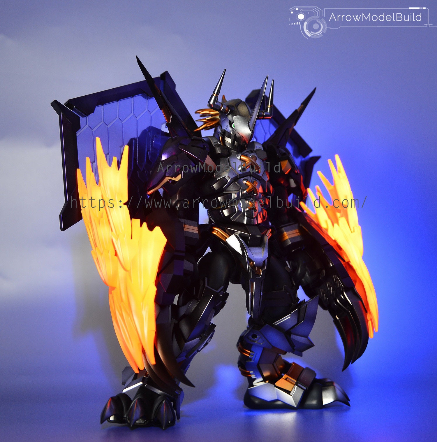 Arrowmodelbuild Black Wargreymon amplified and Metal Garurumon ...