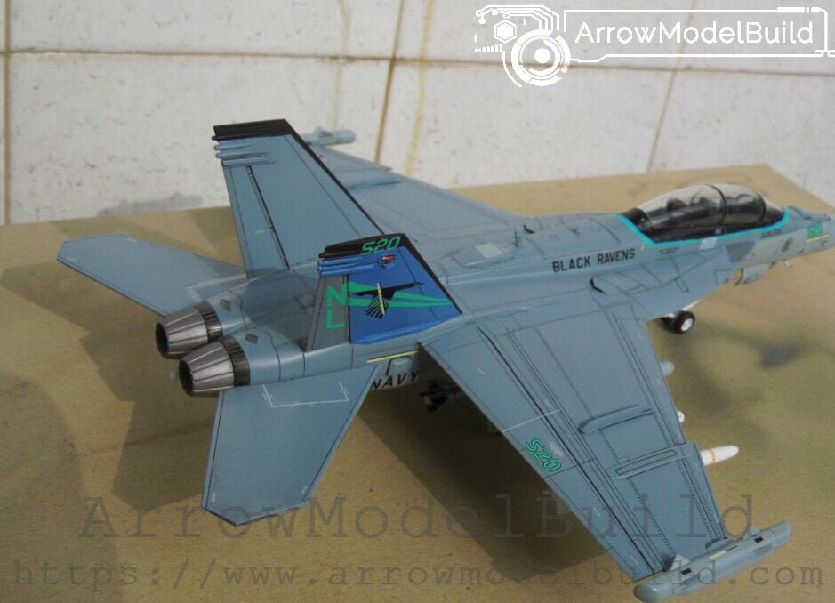 Arrowmodelbuild F-18 F/A-18F F /A-18E Super Hornet Fighter Built ...