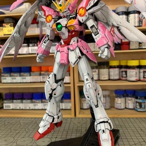 Arrowmodelbuild Gundam Zero EW custom Pink Built & Painted MG 1/100 ...