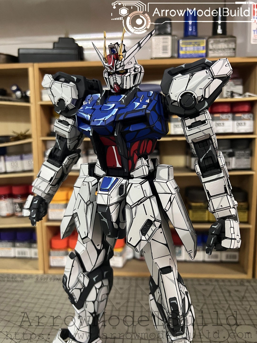 Arrowmodelbuild Perfect Strike Gundam two-dimensional Painting Version ...