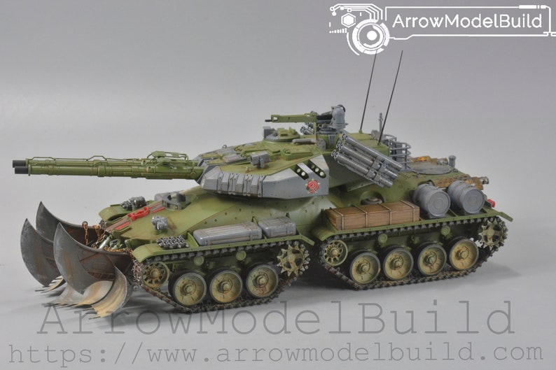Arrowmodelbuild Super Heavy Tank Apocalypse red Alert 2 Built & Painted ...