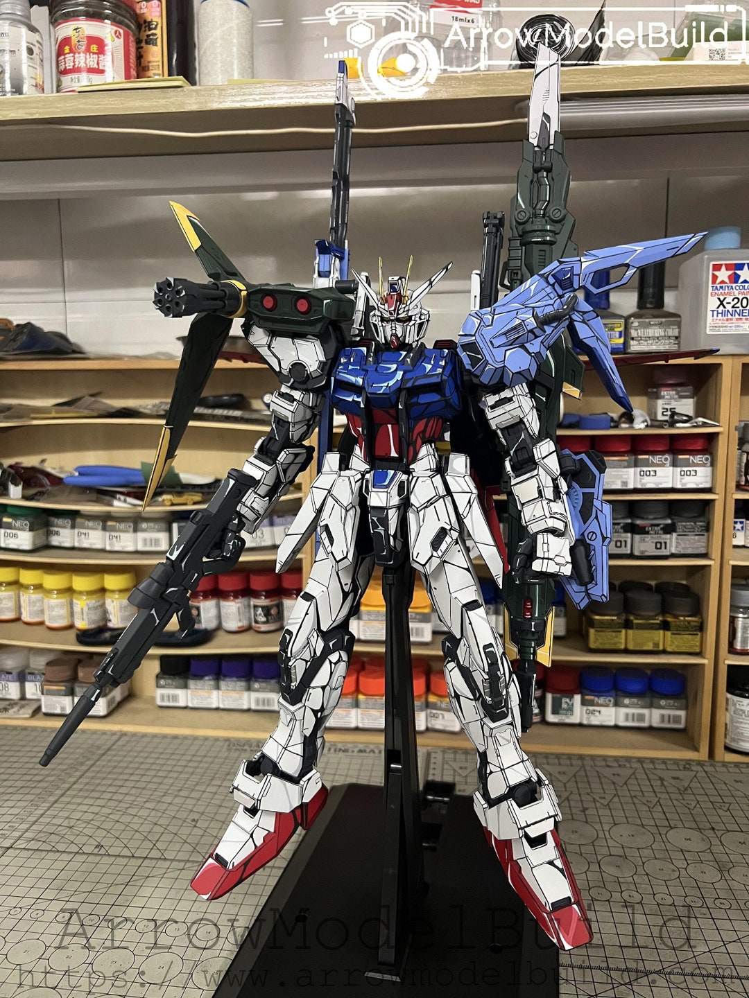 Arrowmodelbuild Perfect Strike Gundam two-dimensional Painting Version ...