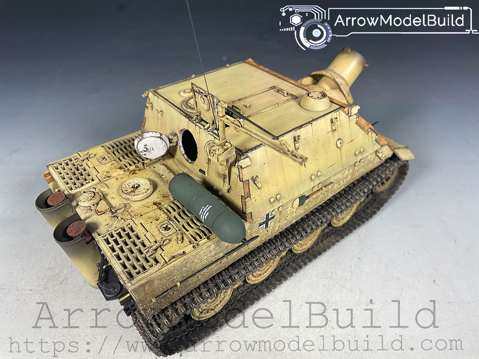 Arrowmodelbuild Assault Tiger With Zimmerit Built & Painted 1/35 Model ...