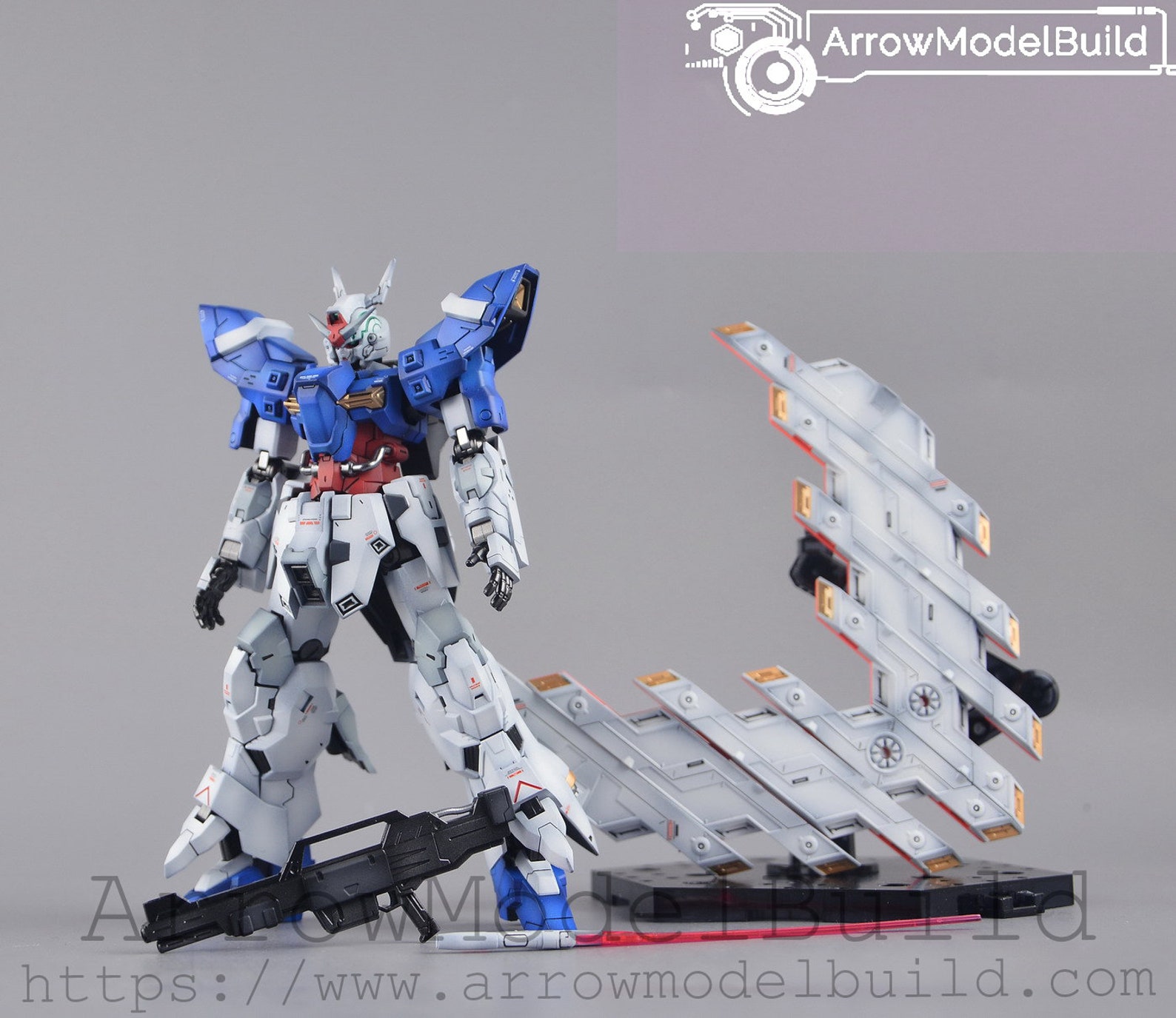 Arrowmodelbuild Moon Gundam shaping Built & Painted HG 1/144 Model Kit ...