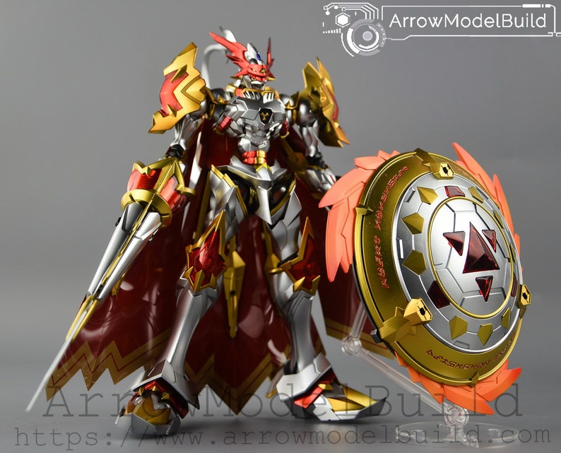 Arrowmodelbuild Digimon Dukemon Gallantmon Built & Painted Model Kit - Etsy