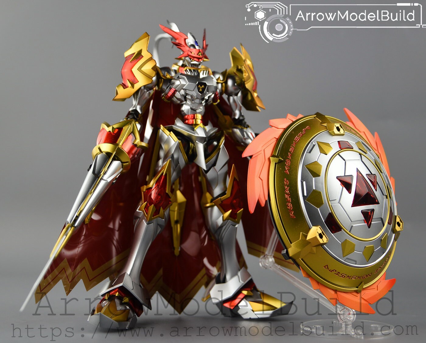 Arrowmodelbuild Digimon Dukemon Gallantmon Built & Painted Model Kit - Etsy