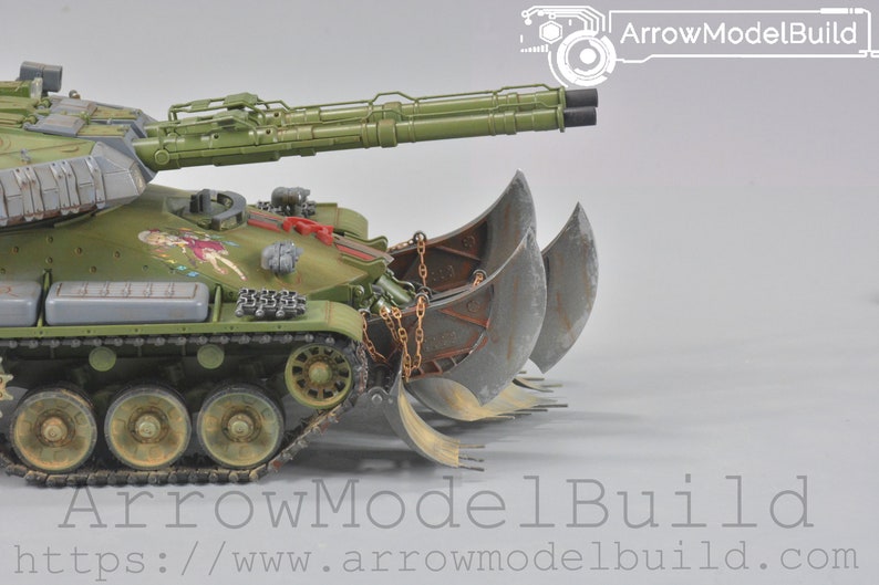 Arrowmodelbuild Super Heavy Tank Apocalypse red Alert 2 Built & Painted ...