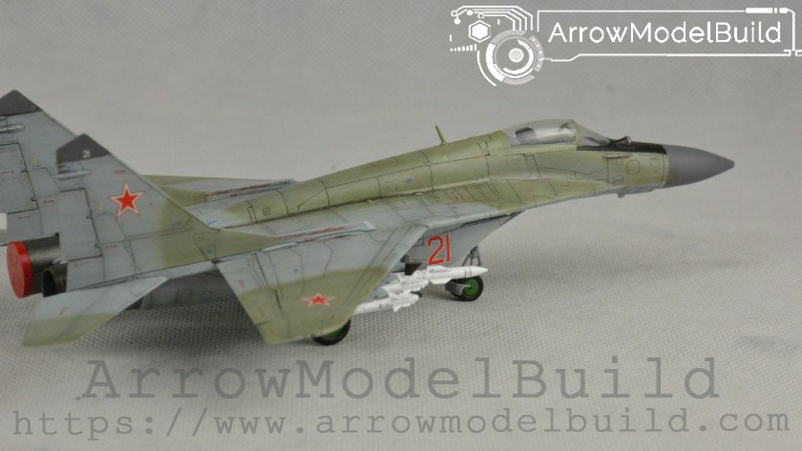 Arrowmodelbuild Red Star Zvezda Mig-29 Mig-29 9-13 Fulcrum Fighter ...