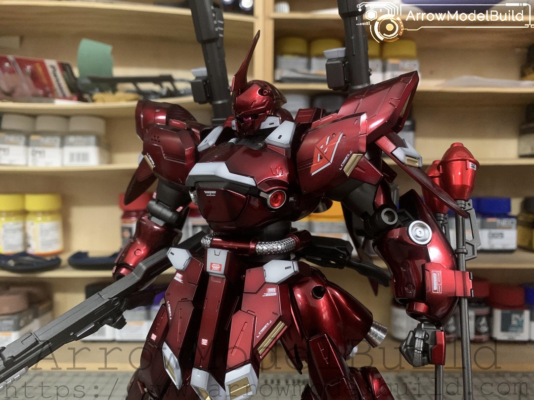 Arrowmodelbuild Kampfer Schwer dark Red Ver Built & Painted MG 1/100 ...