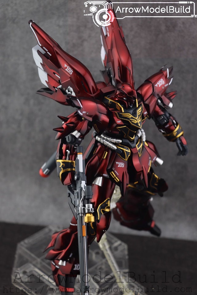 Arrowmodelbuild Sinanju heavy Shaping Gundam Built & Painted MG 1/100 ...