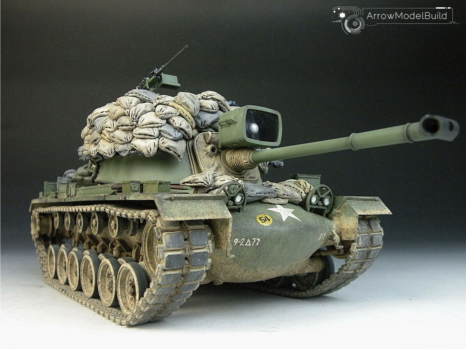 Arrowmodelbuild M48A3 Patton Medium Tank Built & Painted 1/35 Model Kit ...