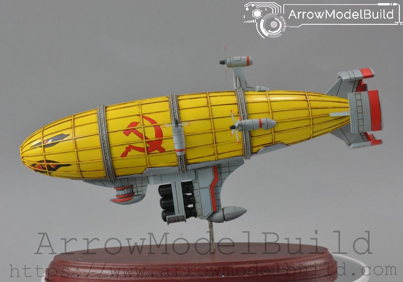 Arrowmodelbuild Red Alert 2 Kirov Airship Resin 200MM Length Built ...