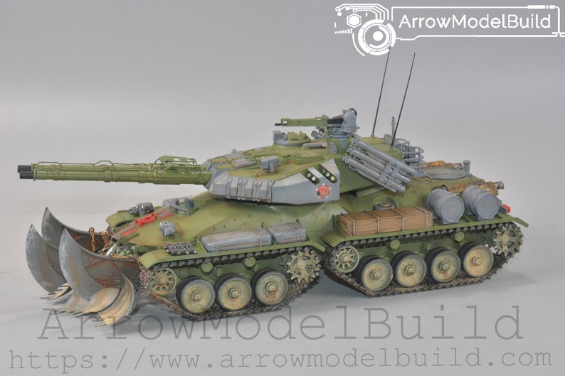 Arrowmodelbuild Super Heavy Tank Apocalypse red Alert 2 Built & Painted ...